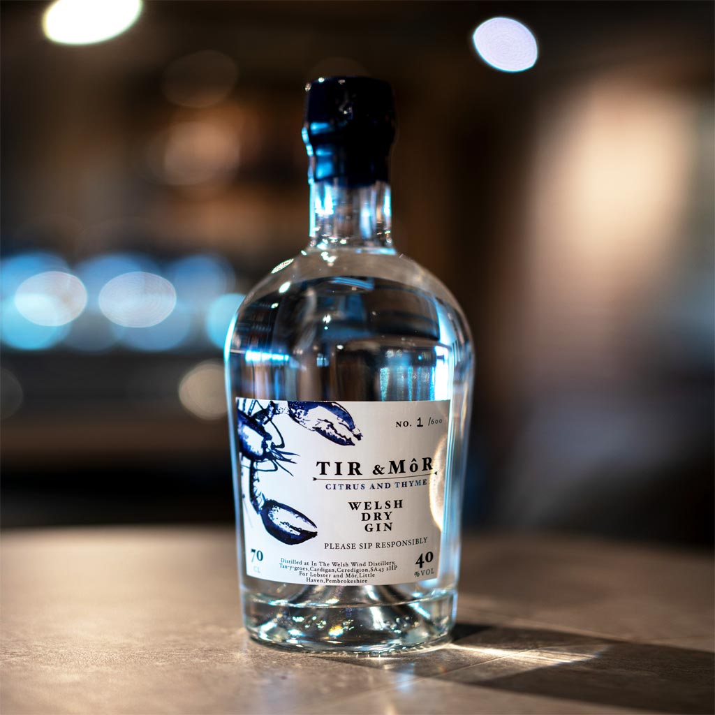 Welsh Gin - TIR & MôR - Lobster & Môr - Little Haven
